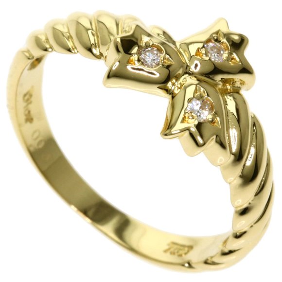 Dior | Jewelry | Christian Dior Dior Diamond Rings K8 Yellow Gold ...